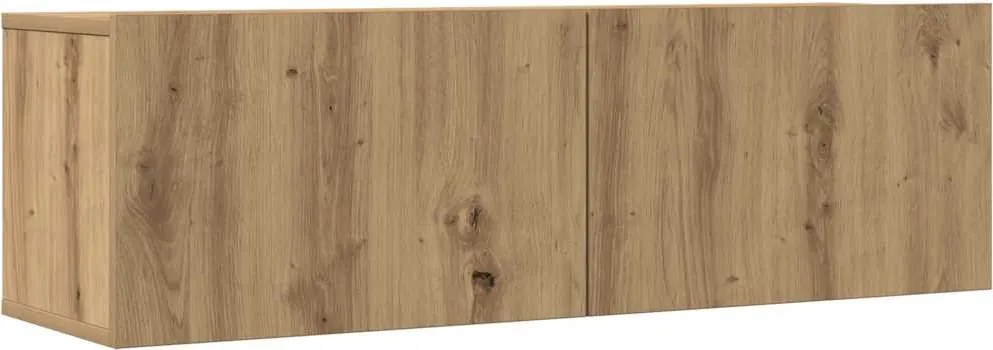 Sada 5 kusů nástěnné TV skříňka dub artisan kompozitní dřevo 3329202