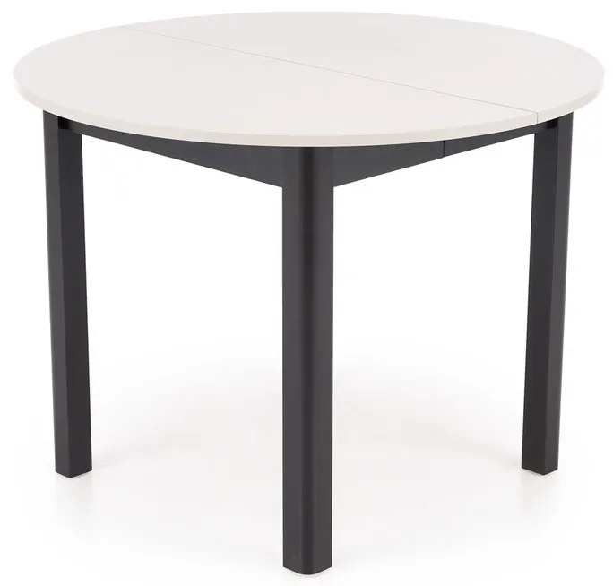 Rozkládací jídelní stůl Ringo 102/142 cm kašmírový/černý