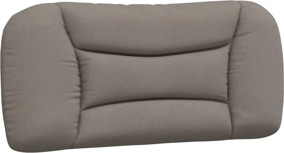 Postel s matrací Hvar taupe 90 x 200 cm textil 3208510