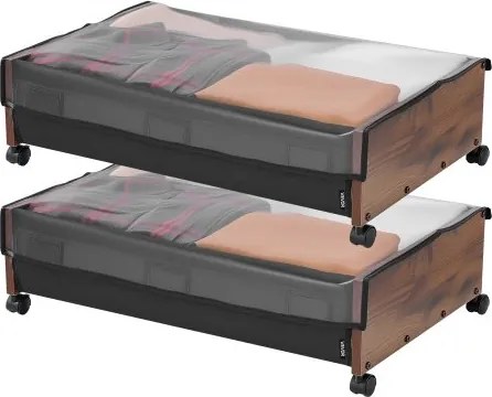 Úložný prostor pod postel s kolečky, 650 × 460 × 180 mm VEVOR