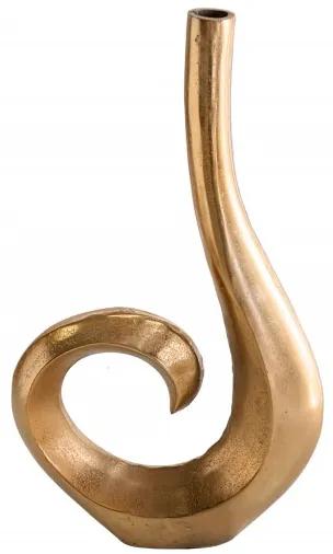Zlatá váza Wave 47 cm
