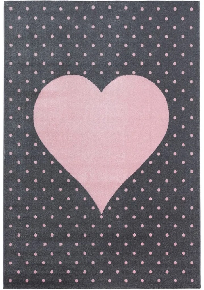 Koberce Breno Kusový koberec BAMBI 830 Pink, Růžová, Vícebarevné, 120 x 170 cm