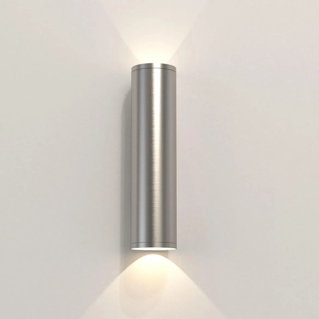 AST 1428004 Venkovní nástěnné svítidlo Ava 300 Coastal 2x6W GU10 kartáč. ocel - ASTRO Lighting