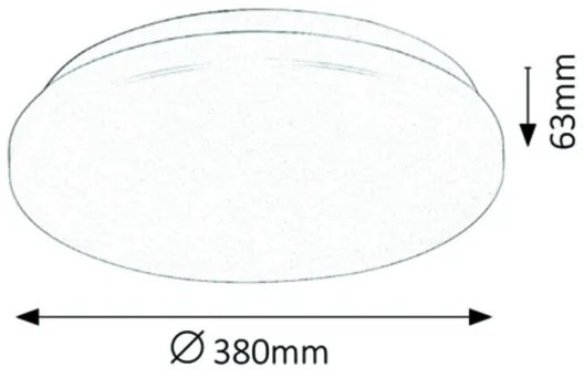 Rabalux 3339 - LED Stropní svítidlo ROB LED/32W/230V