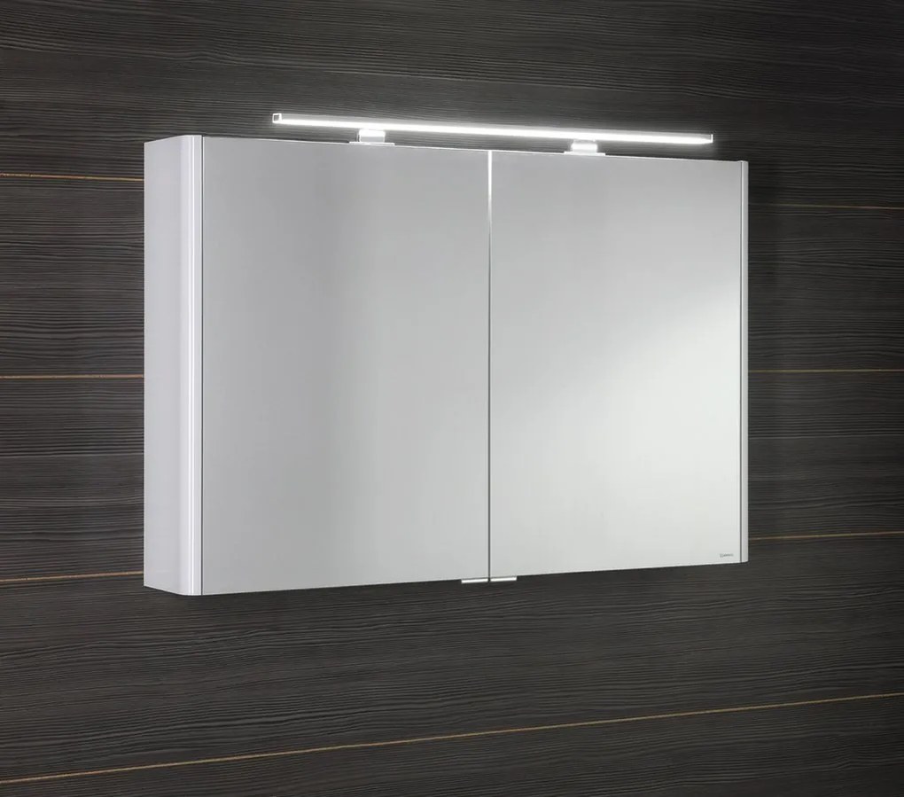 Sapho Sapho, LUCIE galerka s LED osvětlením, 126x70x17cm, bílá, LU125-0030