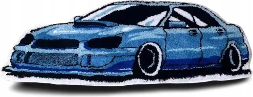Koberec od Subaru Impreza Sportovní automobil 40 x 60 cm Prostiskluzová Podložka