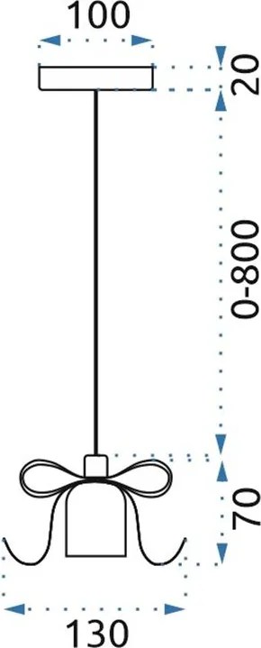 Toolight Toolight, závěsné stropní svítidlo NARNI 1xE27 APP190-1CP, zelená, OSW-00267