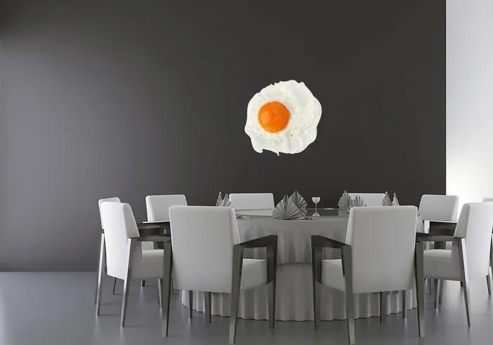Barevná samolepka na zeď Vajíčko - 16 x 16 cm