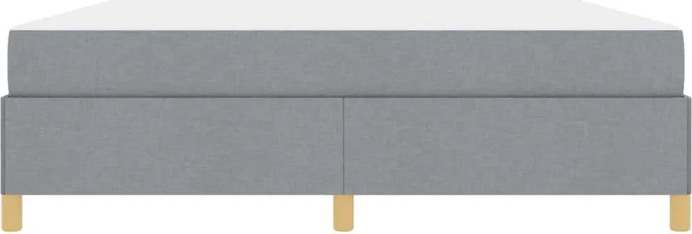 Rám postele Světle šedá 180 x 200 cm textil 3398955