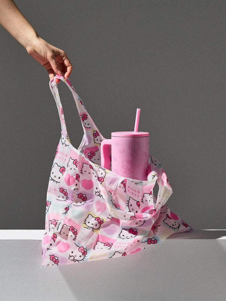 Sinsay - Nákupní taška Hello Kitty - růžová
