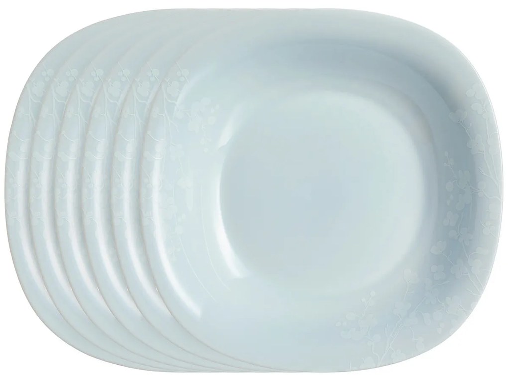 Luminarc Sada hlubokých talířů Ombrelle 21 cm, 6 ks, šedá