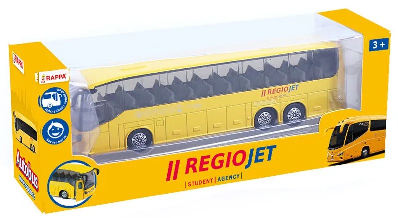 Rappa Kovový autobus RegioJet, 19 cm