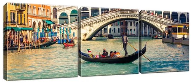 Tištěný obraz Most Rialto v Benátkách Itálie 90x30cm 2178A_3A
