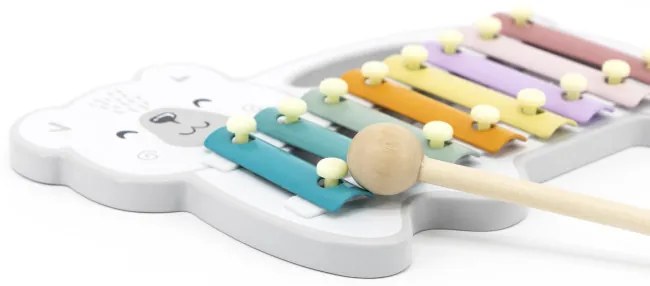 Dřevěný xylofon pro děti Viga 44026 PolarB Medvídek