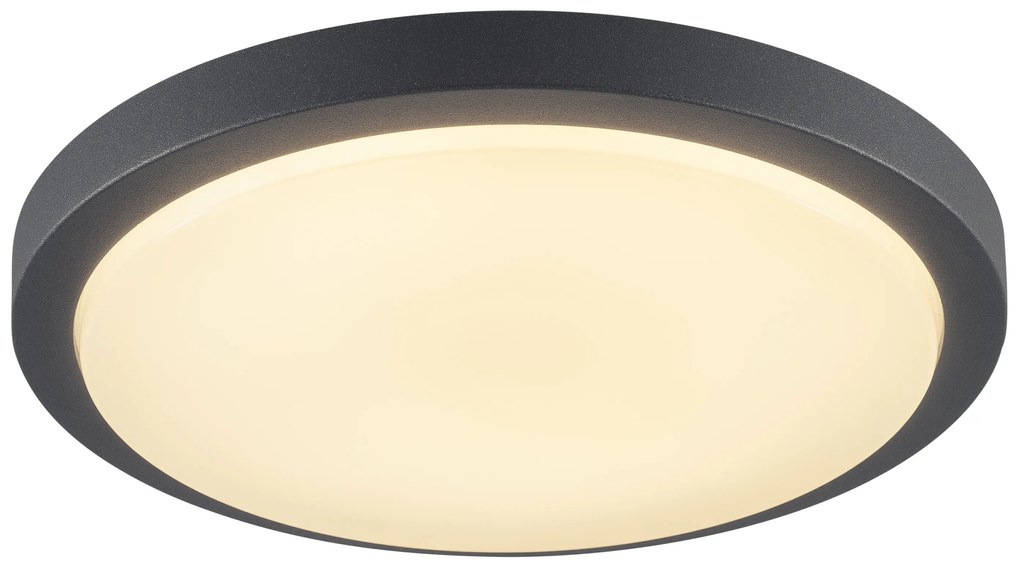 SLV 229965 Ainos, stropní kulaté svítidlo, LED 21W 3000K, antracit, průměr 30cm, IP44