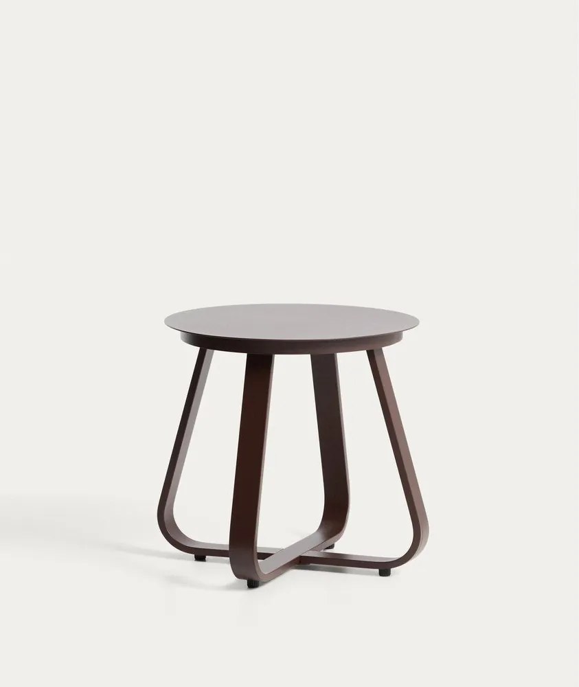 Kovový kulatý zahradní stolek ø 48 cm Tamaris – Kave Home