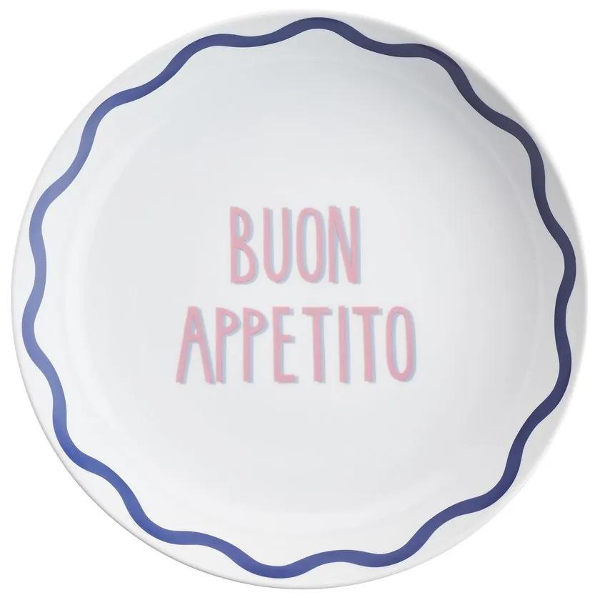 Butlers VACANZA Talíř na těstoviny "Buon Appetito" 22 cm