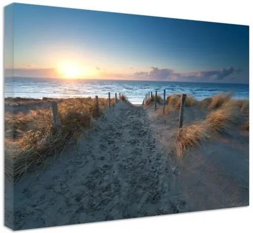 CARO Obraz na plátně - Sunset By The Sea 40x30 cm