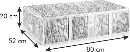 TESCOMA Obal na přikrývky FANCY HOME 80 x 52 x 20 cm, cappuccino