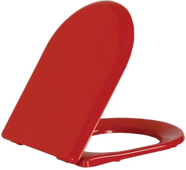 SAPHO - PAULA WC sedátko, Slim soft close, duroplast, červená (KC3131.K0) KC0103.03.11