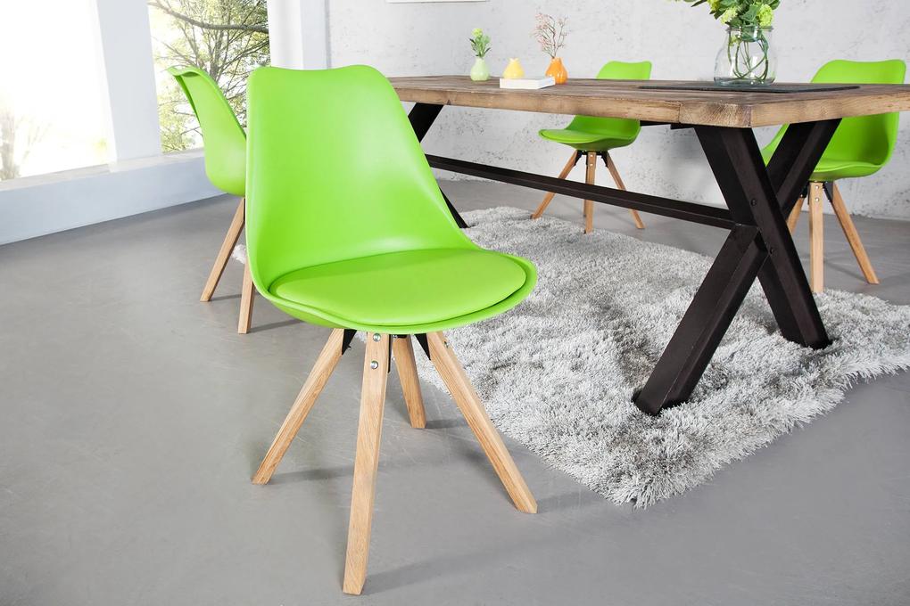 Židle Sweden NewLook limetková zelená
