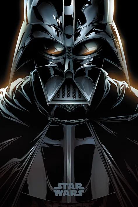 Plakát, Obraz - Star Wars - Vader Comic, (61 x 91.5 cm)