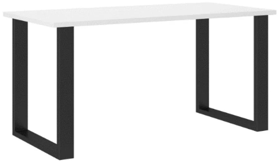 Casarredo Jídelní stůl PILGRIM 138x67 cm černá/bílá
