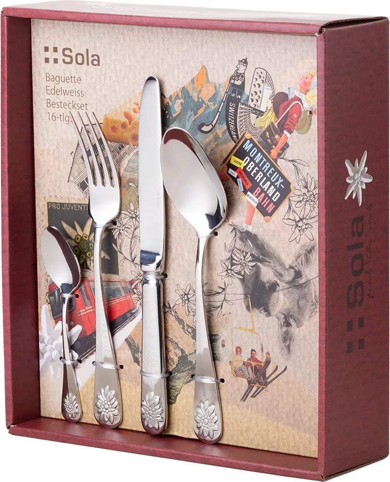 Sada příborů 16 ks — Baguette Edelweiss - 123386