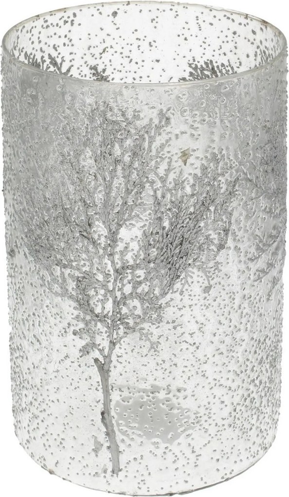 Svícen Twig I ⌀15cm silver
