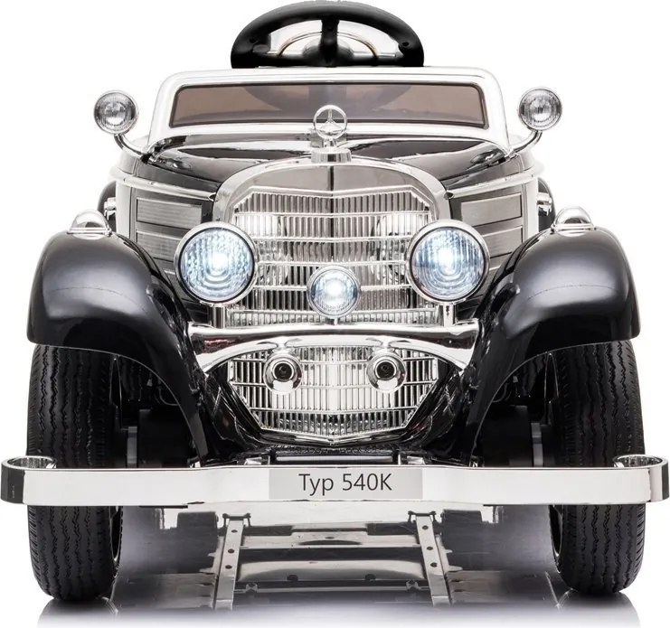 LEAN CARS Elektrické autíčko Mercedes 540K Premium LED MP3 černé