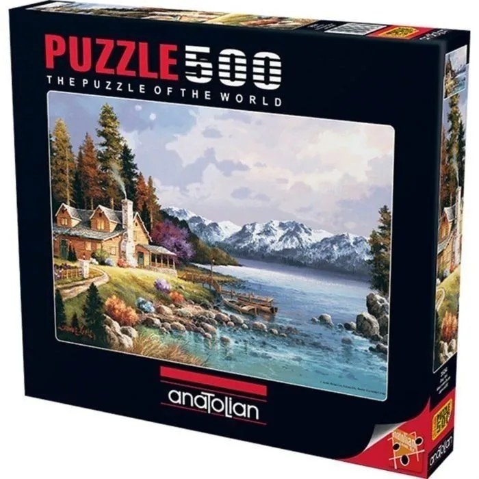 Puzzle anatolian puzzle horská chatka 500 dílků