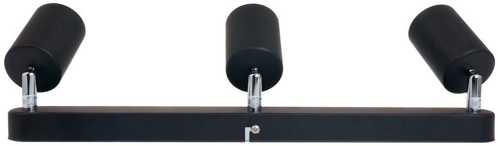 BERGE Stropní bodové svítidlo LED VIKI 3x GU10 černé