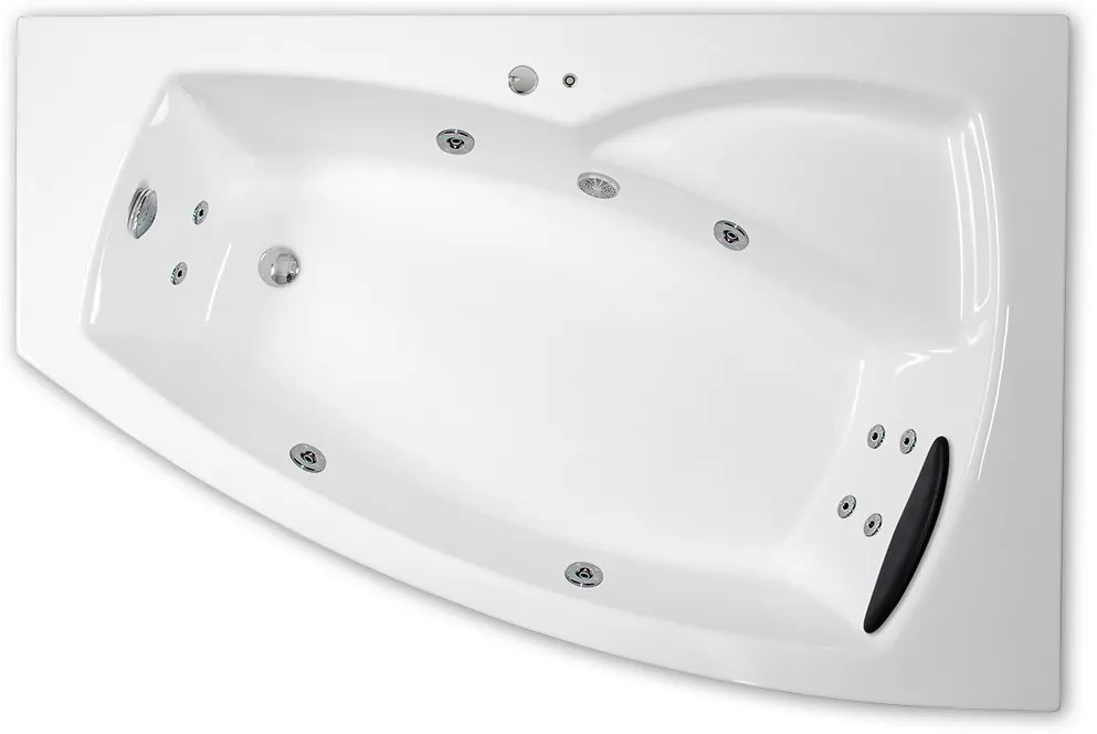 Arttec Thaleila Surf 160 x 105 cm vana hydromasážní akrylátová pravá PAN04386