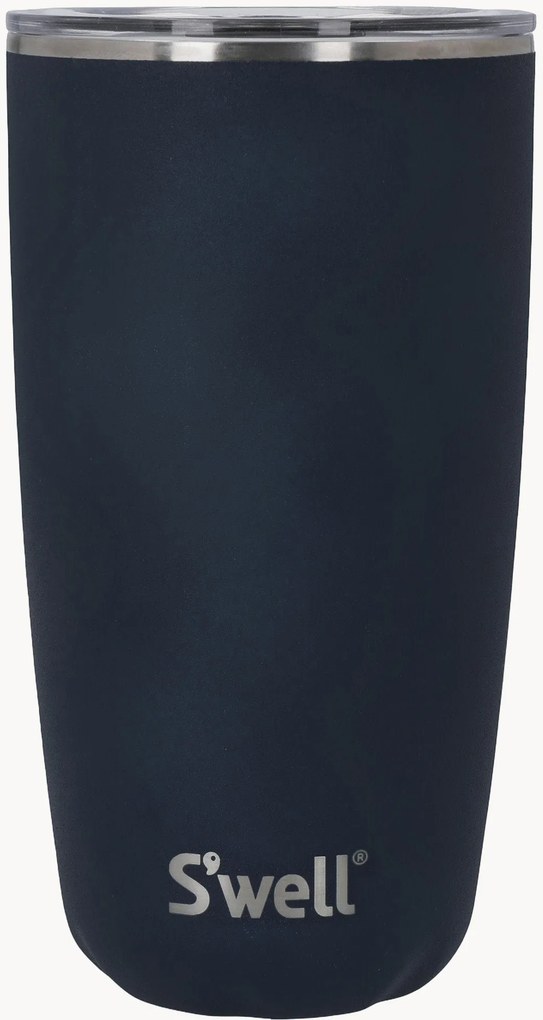 Termohrnek's víčkem Azurite