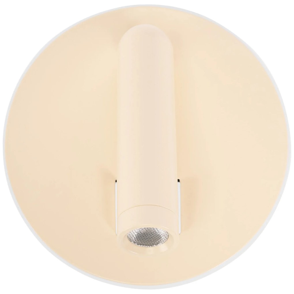 Toolight Toolight, LED nástěnné svítidlo 16x14cm, 10W, APP1615-1W, béžová, OSW-06530