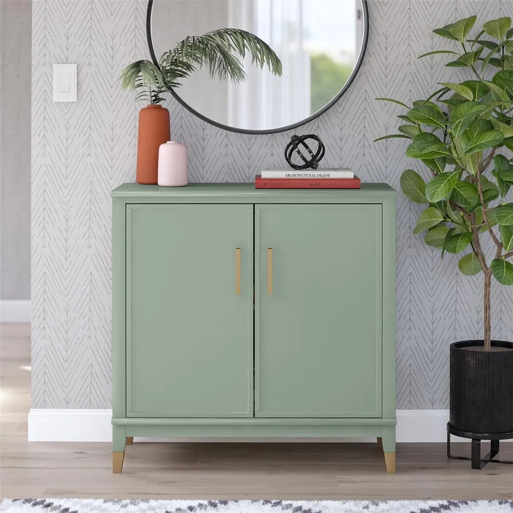 Zelená skříňka 86x85x41 cm Westerleigh – Støraa