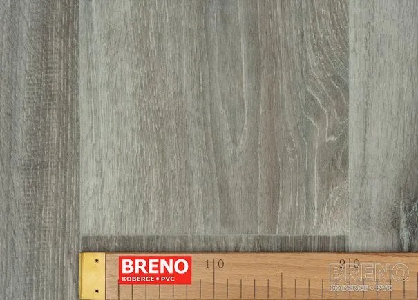 Breno PVC XTREME Lime Oak 976M – tmavě šedé dřevo, šíře 200 cm