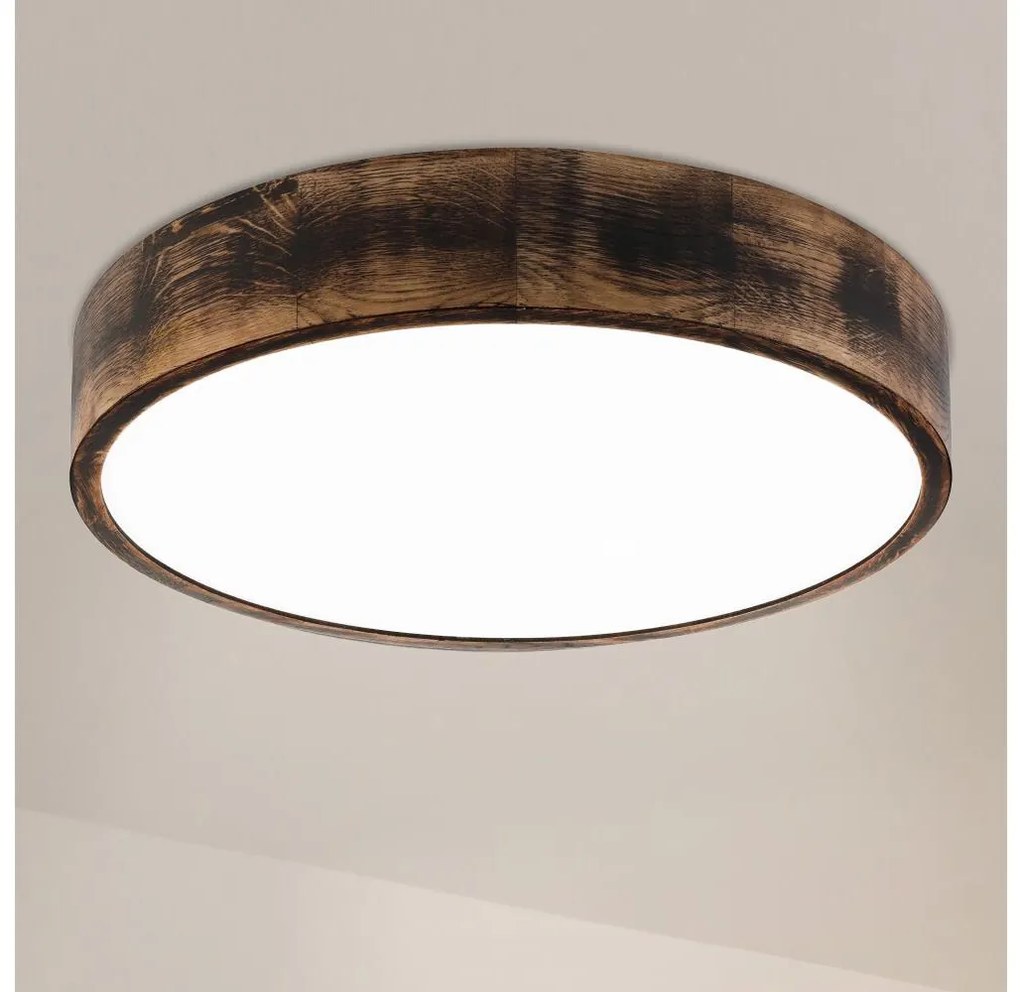 Brilagi - LED Stropní svítidlo CARVALHO SMOKEY LED/36W/230V dub pr. 47,5 cm LD-PD-6.3/SMOKY