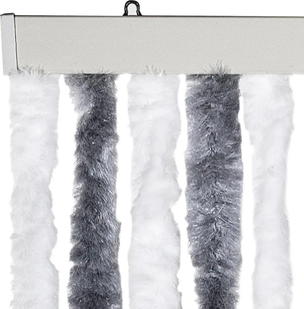 vidaXL Závěs proti hmyzu 100 x 220 cm žinylka [284281] Barva: tmavě hnědá a béžová
