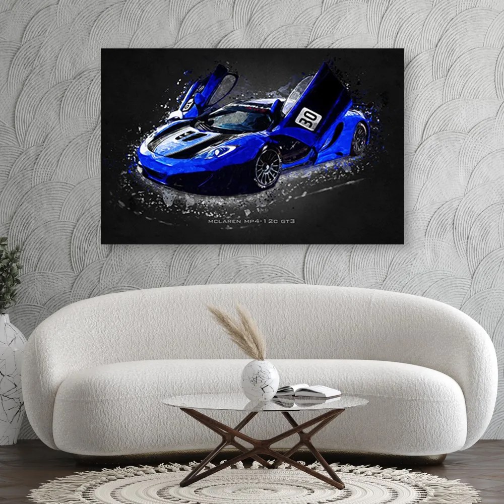 Gario Obraz na plátně Mclaren MP4-12C GT3 - Gab Fernando Rozměry: 60 x 40 cm