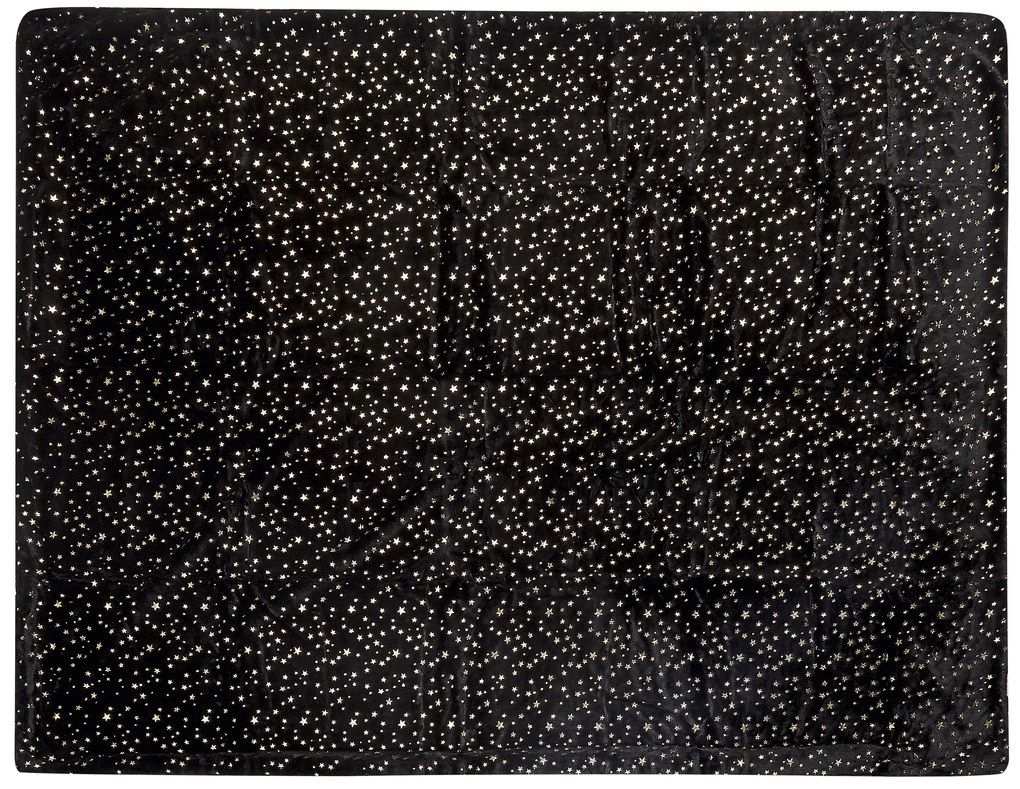 Deka 150 x 200 cm černá ALAZEYA Beliani