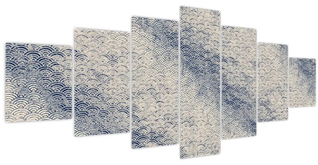 Obraz - Vzor vlnek (210x100 cm)