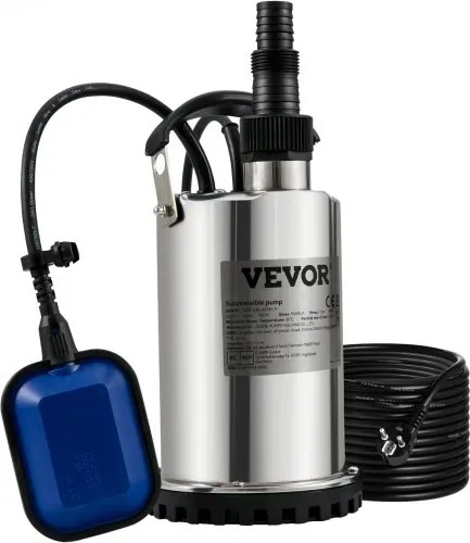 ponorné vodní čerpadlo, 550 W 9500 l/v, s 10 m