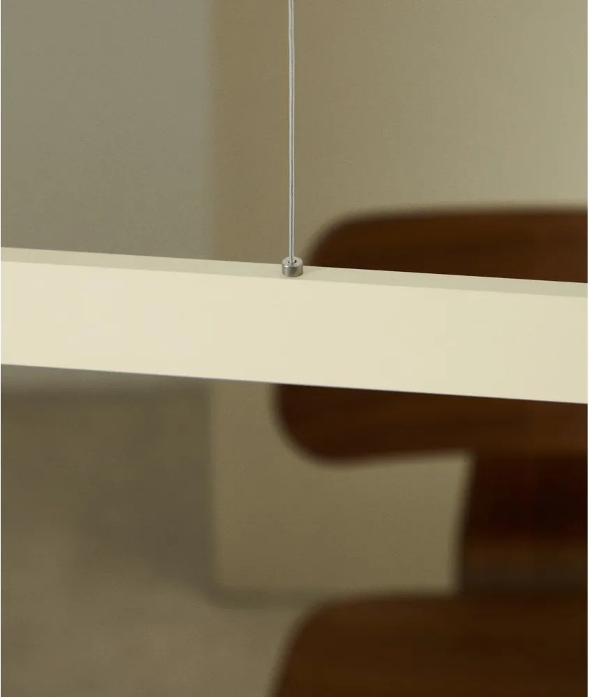 Béžové LED závěsné svítidlo s kovovým stínidlem Boadella – Kave Home