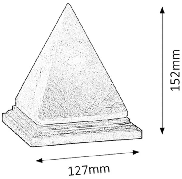 Rabalux 4096 - Solná lampa VESUVIUS 1xE14/15W/230V