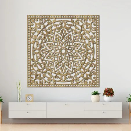 Dřevěný panel s mandalou orientální mandala | SENTOP HDF0514