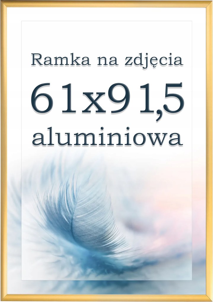 Rámeček 61x91,5 hliníkový, zlatý, rámečky na fotografie