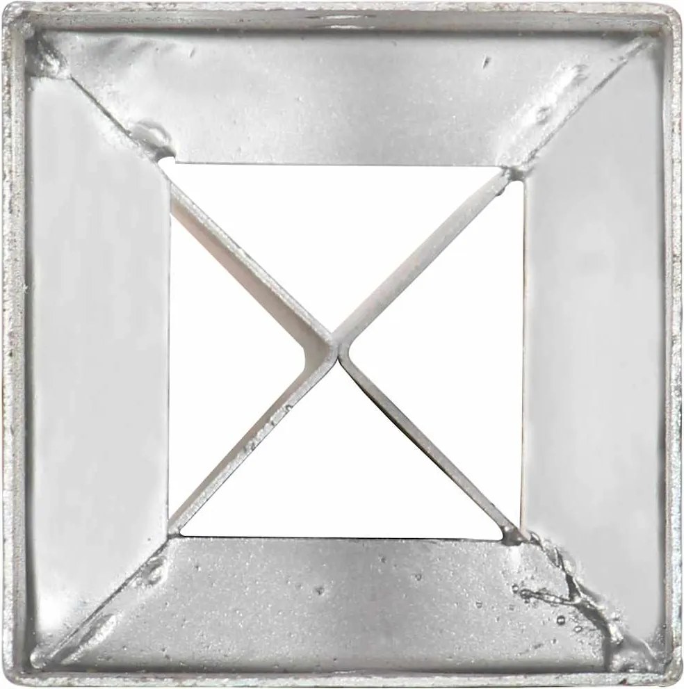 Kotvící hroty 6 ks stříbrné 12 x 12 x 89 cm pozinkovaná ocel 145426