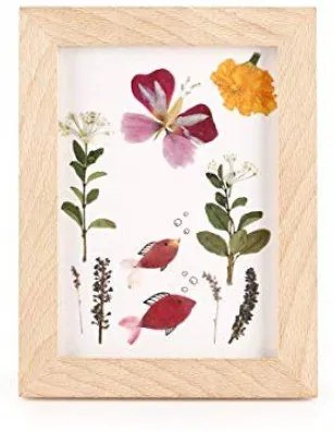 Dřevěný rámeček na lisované květiny