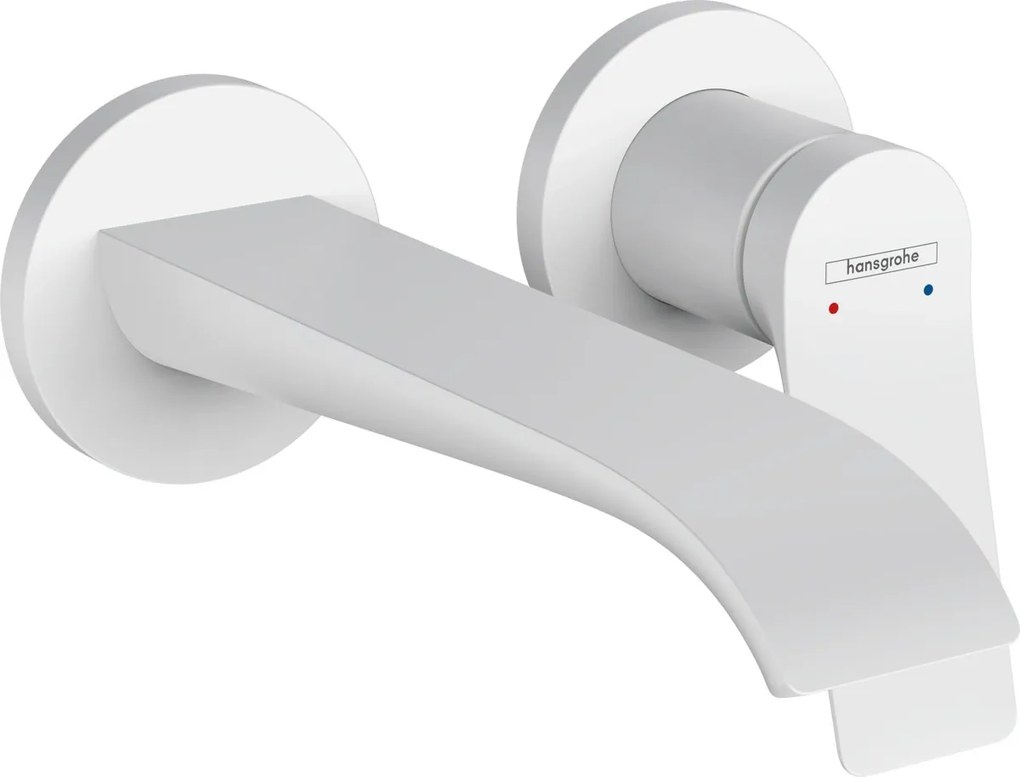 Hansgrohe Vivenis, umyvadlová baterie pod omítku, 2-otvorová instalace, EcoSmart, bílá matná, 75050700